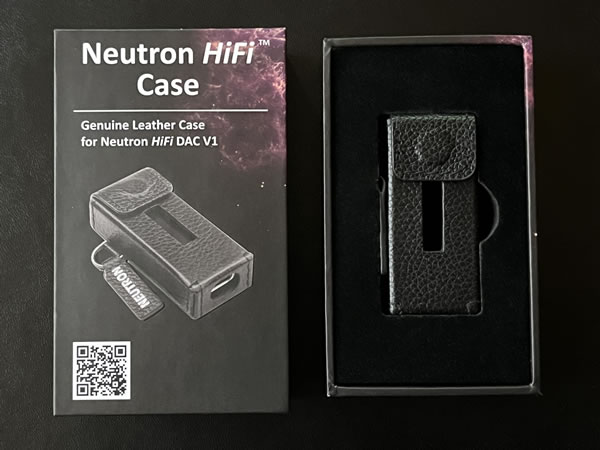 Neutron HiFi™ DAC V1 Leather Case Details